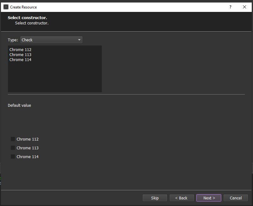 Use BAS current available browser engines in input settings | Bablosoft