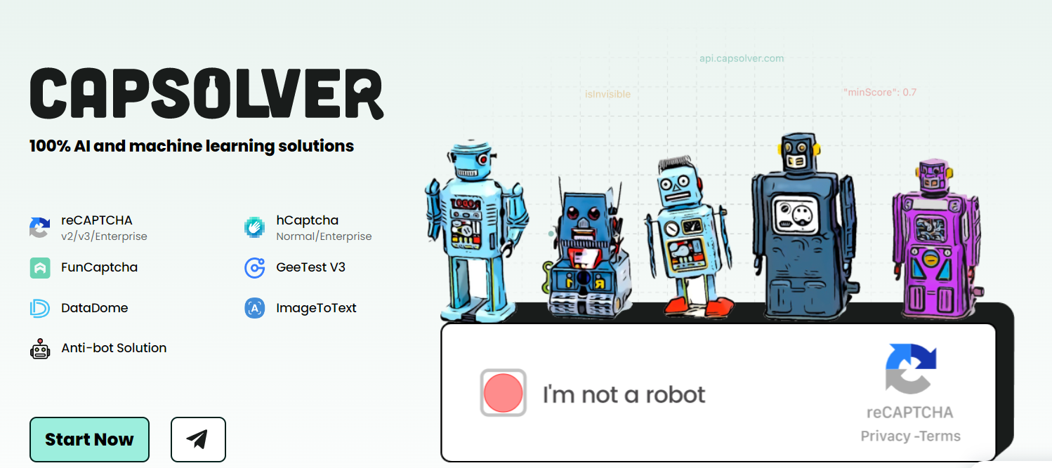 🤖 Capsolver - Captcha Solver Service, solve any reCaptcha, hCaptcha ... 🤖 Capsolver - Captcha Solver Service, solve any reCaptcha, hCaptcha ...